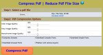 Optimize, compress & reduce PDF File size on Windows PC