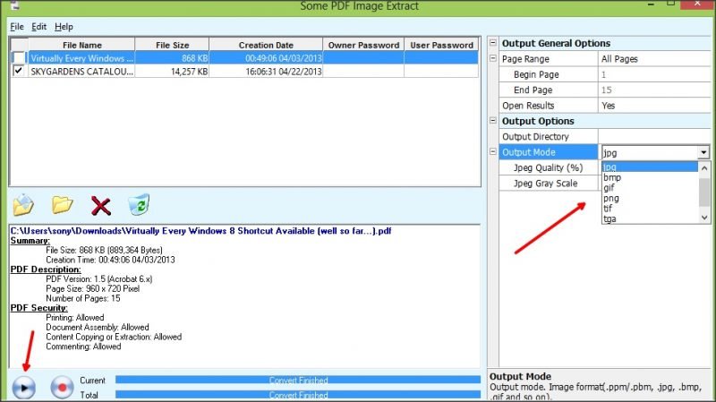 How to extract Images from PDF files on Windows PC
