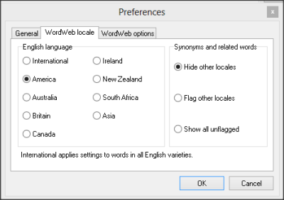 WordWeb: Free Dictionary & Thesaurus Software for Windows PC