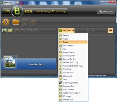 ImBatch is a free Batch Image Processing Software for Windows PC
