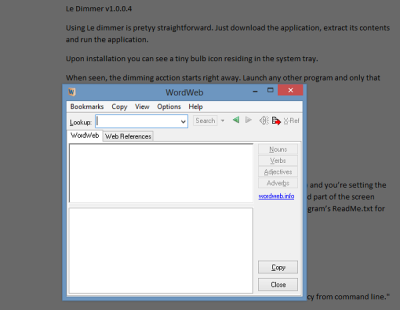 Le Dimmer helps you focus on your task & avoid distractions