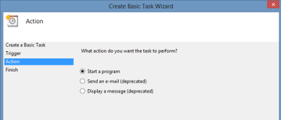 Windows Task Scheduler lets you play Song at every Startup