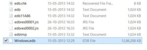 What is the Windows.edb file in Windows 11