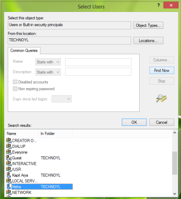 Other User Account names not displaying on Login Screen in Windows