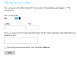 How to configure Global Proxy Server Settings in Windows 10