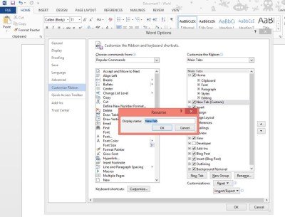 How to customize Microsoft Office Ribbon
