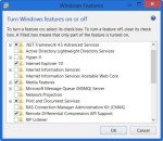 Turn Windows Features on or off not working, blank or empty