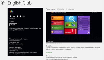 Learn English with English Club app for Windows PC