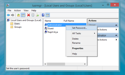 Enable Local Administrator Account in WorkGroup Mode for Windows