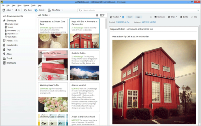 Evernote for Windows PC; Review, Features & Download