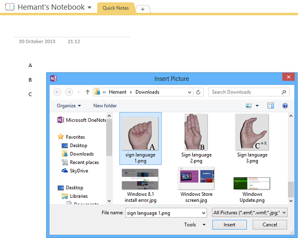 How to create Image-based Flash Cards in OneNote
