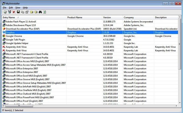 MyUninstaller: Portable Uninstaller Freeware to Remove or Uninstall ...