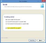 Doc Scrubber will remove hidden metadata from .DOC files