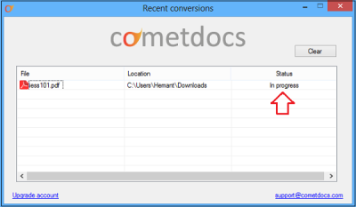 Cometdocs: Free Online File Conversion Tool & Desktop software