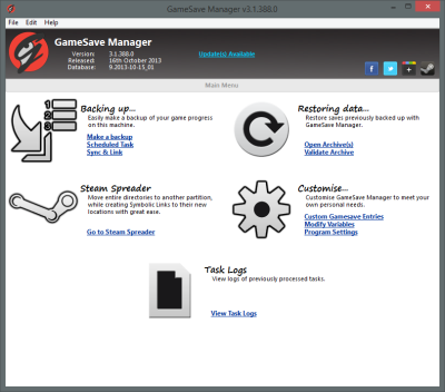 GameSave Manager: Backup, save and restore game progress