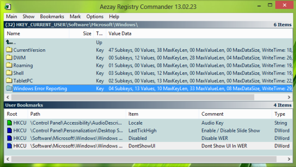 Registry Commander - Advanced Registry editor alternative software