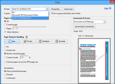 How to copy Text from Picture using OneNote