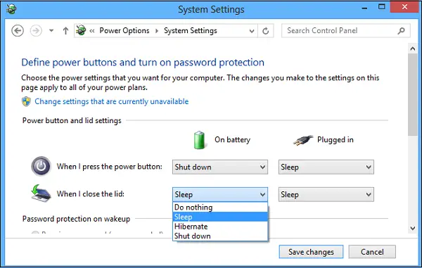 Choose what closing Laptop Lid does: Shutdown, Hibernate, Sleep Choose what closing Laptop Lid does: Shutdown, Hibernate, Sleep