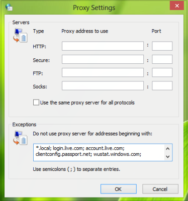 How to use authenticated Proxy Servers in Windows 11/10
