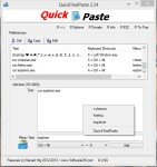QuickTextPaste lets you paste pre-defined text using keyboard shortcut