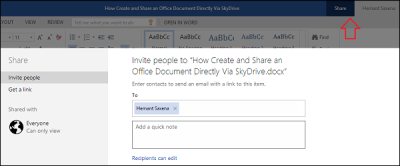 Tell Me what you want feature in Word Web app