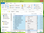 OneDrive Cloud with yellow Exclamation Mark icon in Explorer