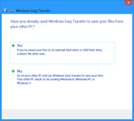 Transfer User Profile to new user account using Windows Easy Transfer