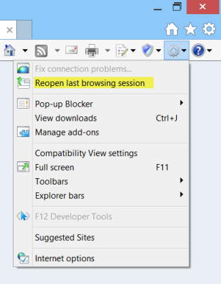 Reopen closed tab in Chrome, Edge, Firefox, Opera browsers