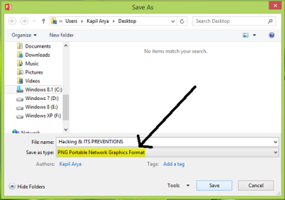 Save PowerPoint Presentation Slides As High Resolutions Images
