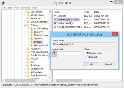 How to Enable or Prevent access to Registry Editor in Windows 11/10