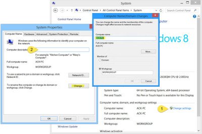 Rename computer via PC Settings easily in Windows 8.1