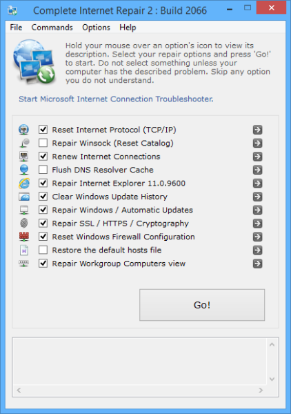 Cannot connect to Internet? Try Complete Internet Repair Tool