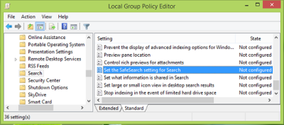 How to Disable or Enable SafeSearch setting or filter in Windows