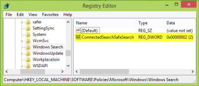 How to Disable or Enable SafeSearch setting or filter in Windows