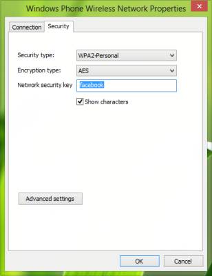 How to update Security Key for WiFi Network in Windows 11
