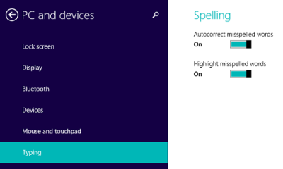 Turn off or Disable Spell Checker & Auto-Correct in Windows 10