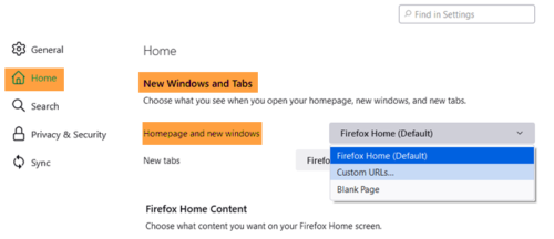 How to change homepage in Chrome, Edge, Firefox, Opera