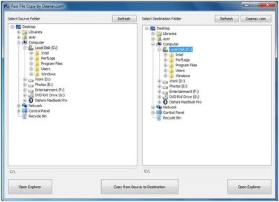 Free Fast File Copy software for Windows PC