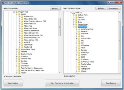 Free Fast File Copy software for Windows PC
