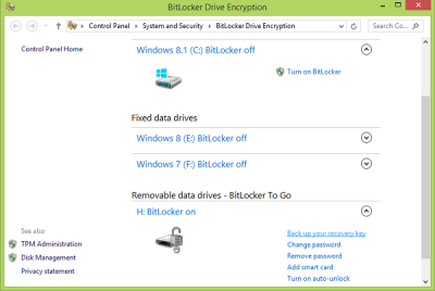 Backup BitLocker Drive Encryption Recovery Key in Windows 11/10