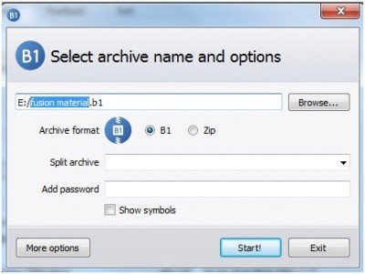B1 Free Archiver: Archiving, compression, extraction software for PC
