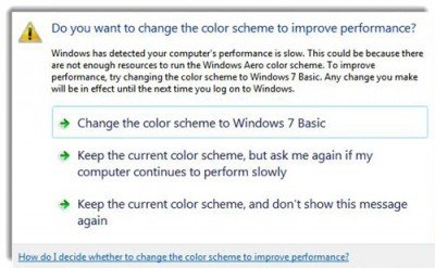 Change the color scheme to improve Performance