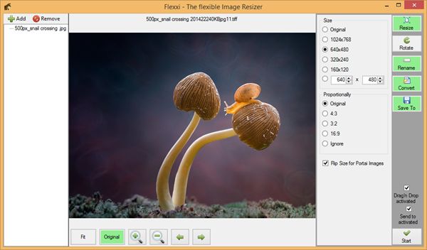 Flexxi: Free batch photo resizing software for Windows 11/10 Flexxi: Free batch photo resizing software for Windows 11/10