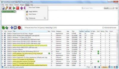 How to search Torrent files from the desktop