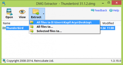 How to open DMG files on Windows PC