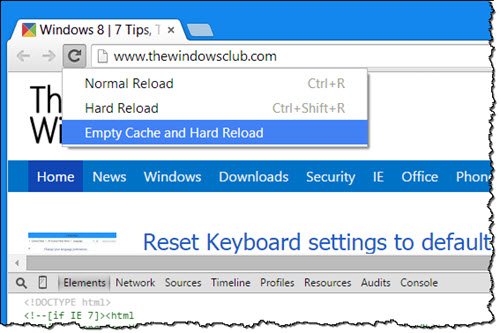 How to Empty Cache & Hard Reload in Chrome browser How to Empty Cache & Hard Reload in Chrome browser