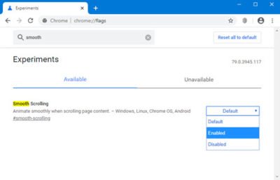 Enable Smooth Scrolling in Windows, Chrome, Edge, Firefox, Opera