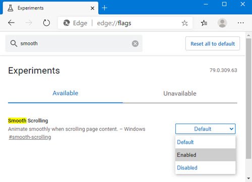 Enable Smooth Scrolling in Windows, Chrome, Edge, Firefox, Opera Enable Smooth Scrolling in Windows, Chrome, Edge, Firefox, Opera