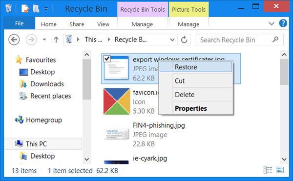 Recycle Bin Tricks and Tips for Windows 11/10