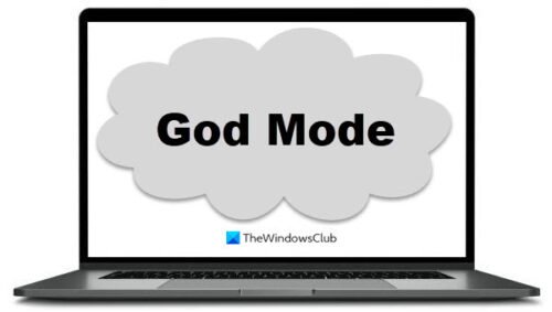 How to enable God Mode in Windows 11/10
